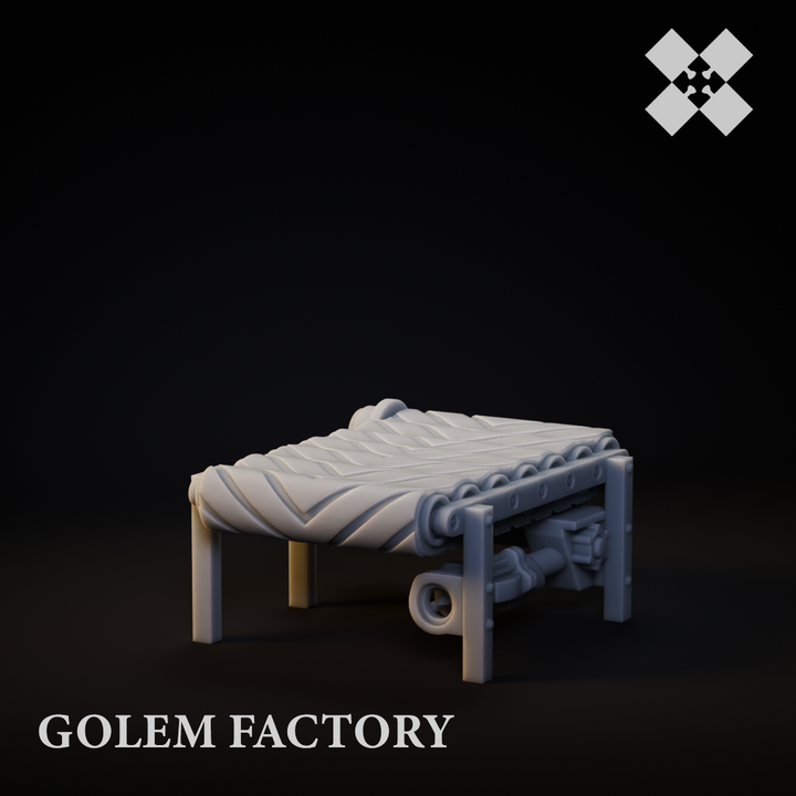 3D Printable Golem Factory Scatter by Tilesmith